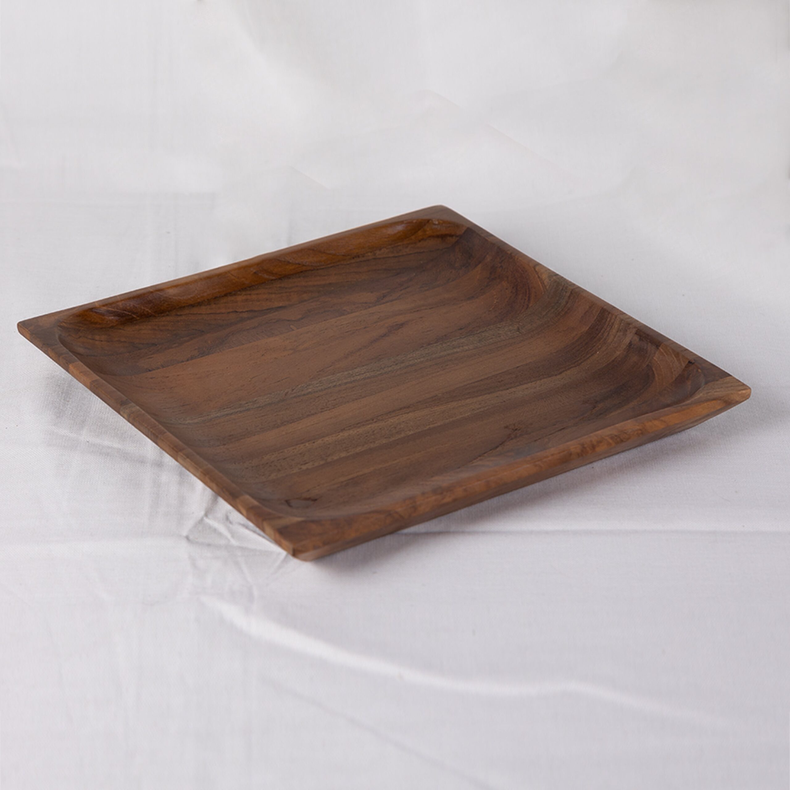Shallow Teak Tray – CASA & CO